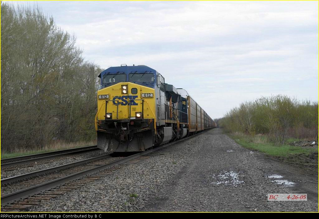 CSX 612 @ Central Av. 04/26/2005